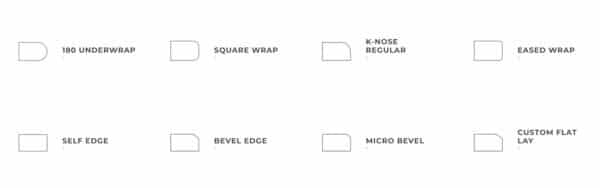 Edge Profiles | FloForm Countertops