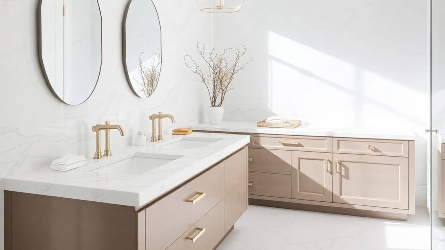 Local Design Inspiration Quartz Bathroom Countertops in Boise | FLOFORM ...